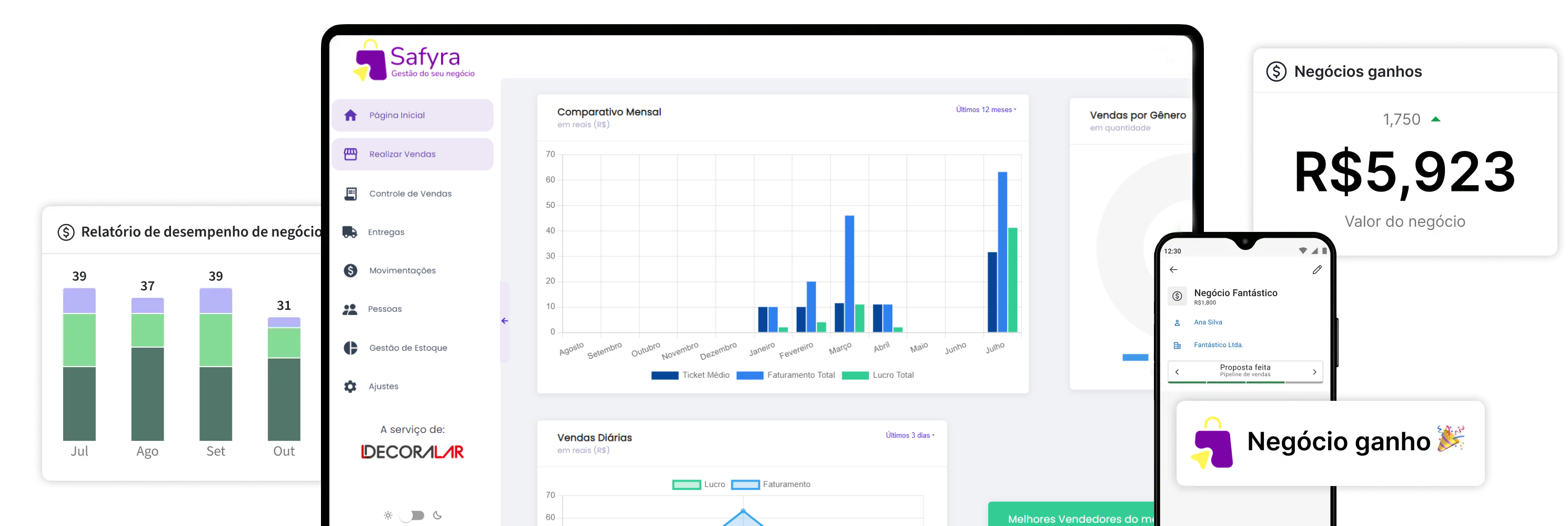 Safyra - Gestão do seu negócio!